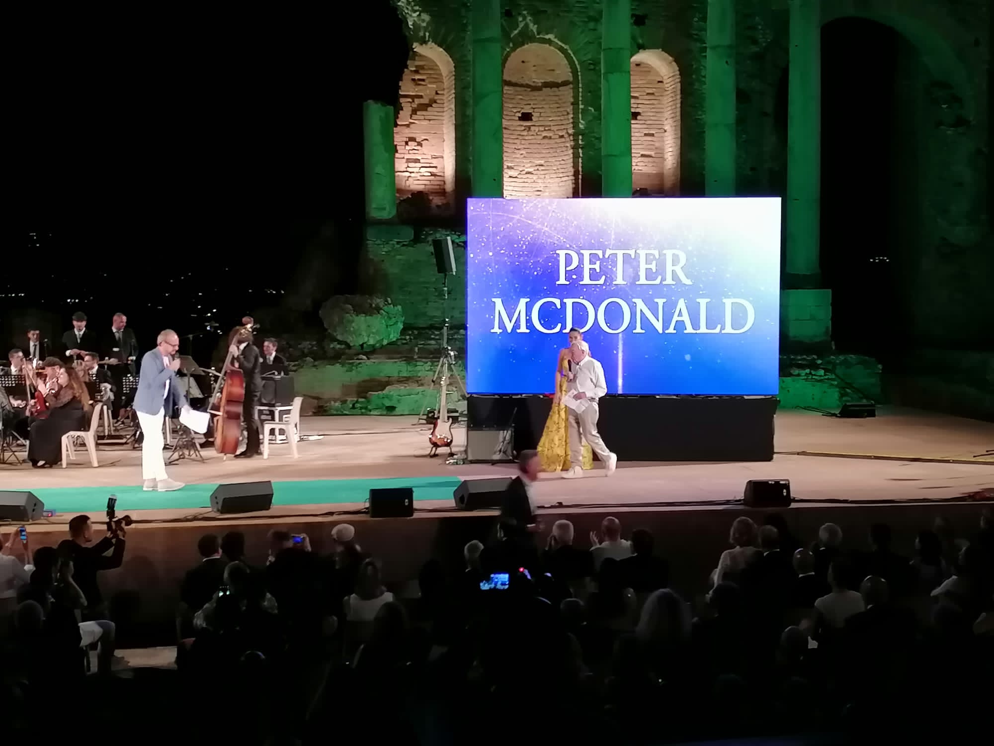 EZIO GREGGIO, TEA FALCO, VIOLANTE PLACIDO, PETER MACDONALD E DONATELLA ...