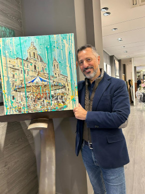 L’omaggio dell’artista palermitano Marco Favata alla città di Roma ...