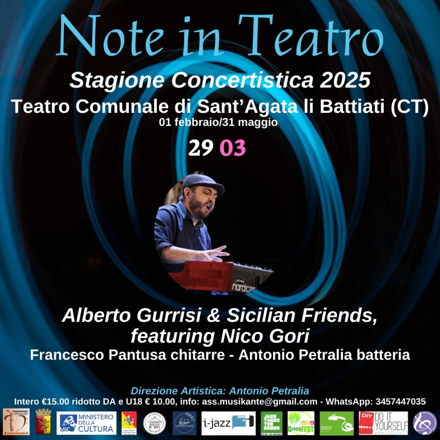 Oggi quinto appuntamento per "Note in Teatro 2025". A Sant’Agata Li Battiati (Ct) arriva l ...