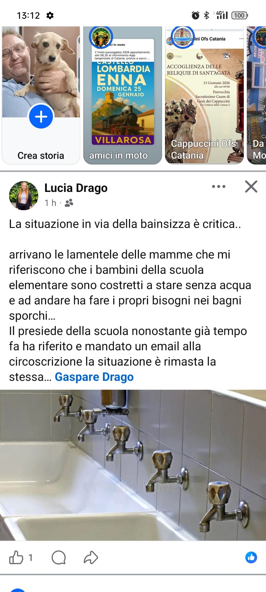 "TERRE DI NESSUNO": PROBLEMA ACQUA ALLA SCUOLA "MONTESSORI" - Iene Sicule